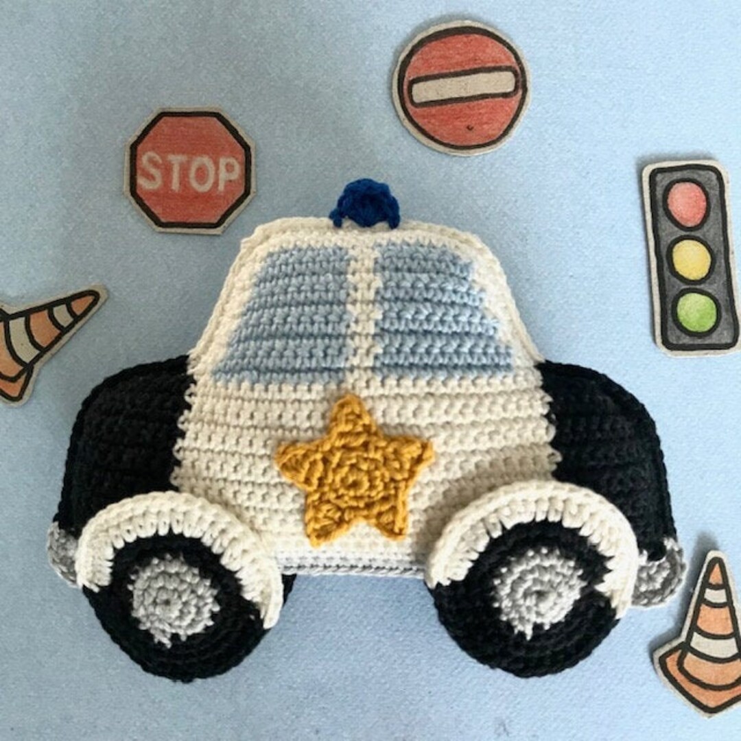 Police Car PDF Crochet Pattern - Etsy