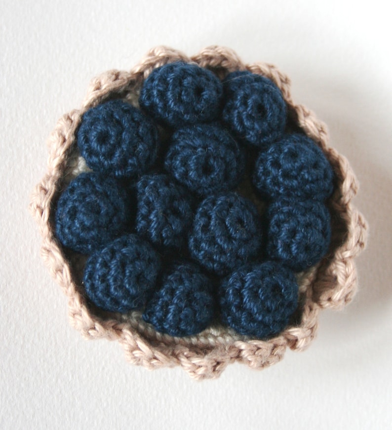 Strawberries and Fruit Tarts PDF Crochet Pattern | Etsy