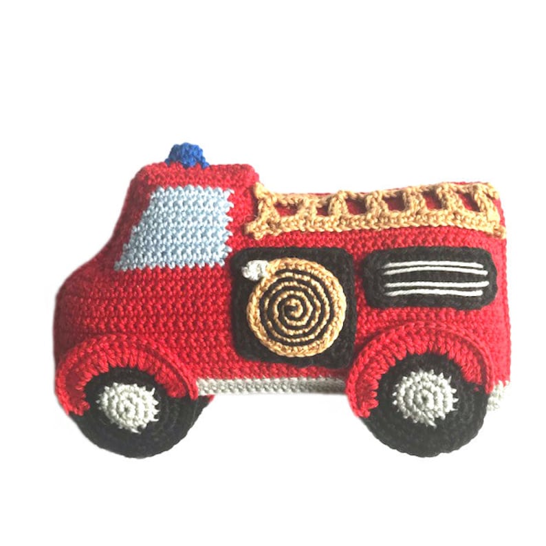 Fire Truck PDF Crochet Pattern - Etsy