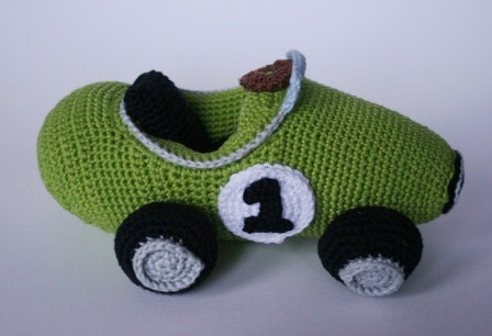 Racing Car PDF Crochet Pattern - Etsy