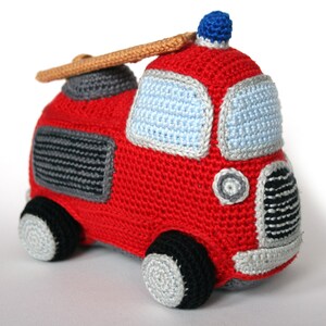 Fire Engine PDF Crochet Pattern - Etsy