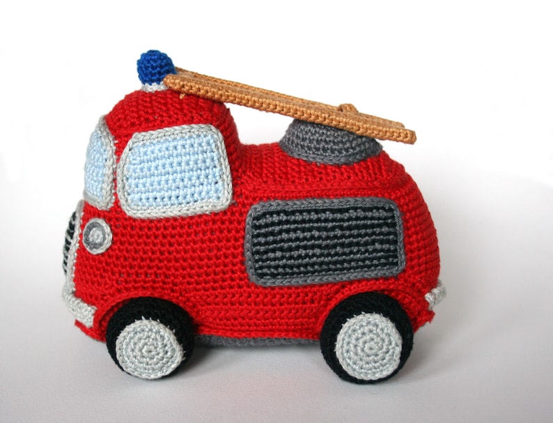 Fire Engine PDF Crochet Pattern - Etsy Canada