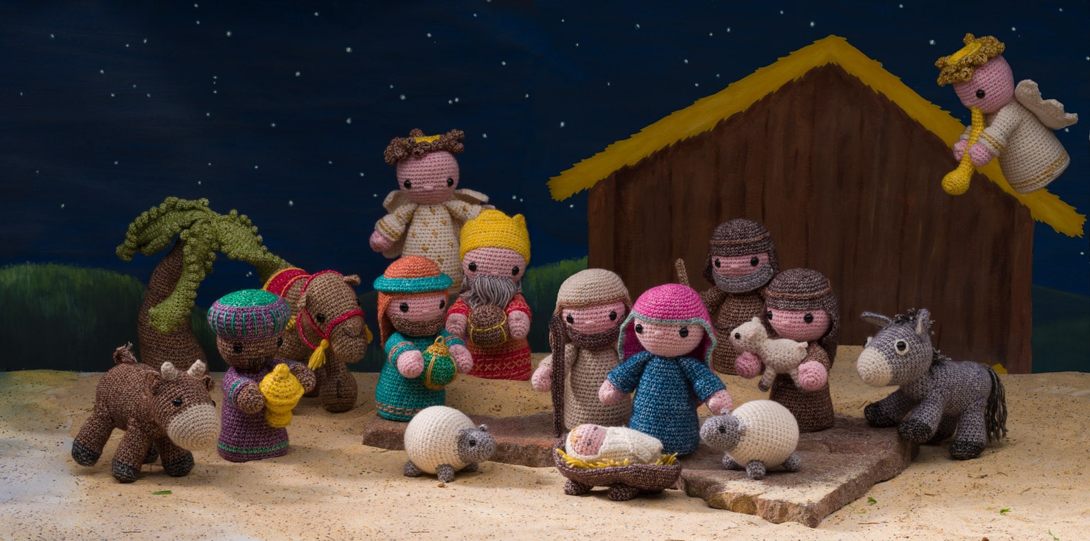 Complete Nativity Scene PDF Crochet Pattern - Etsy