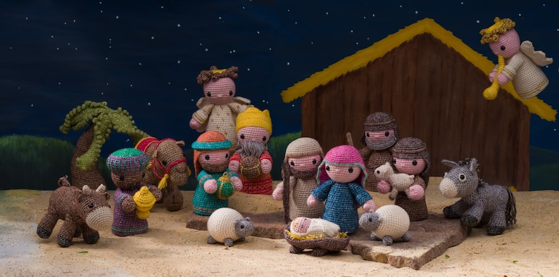 Complete Nativity Scene PDF Crochet Pattern - Etsy