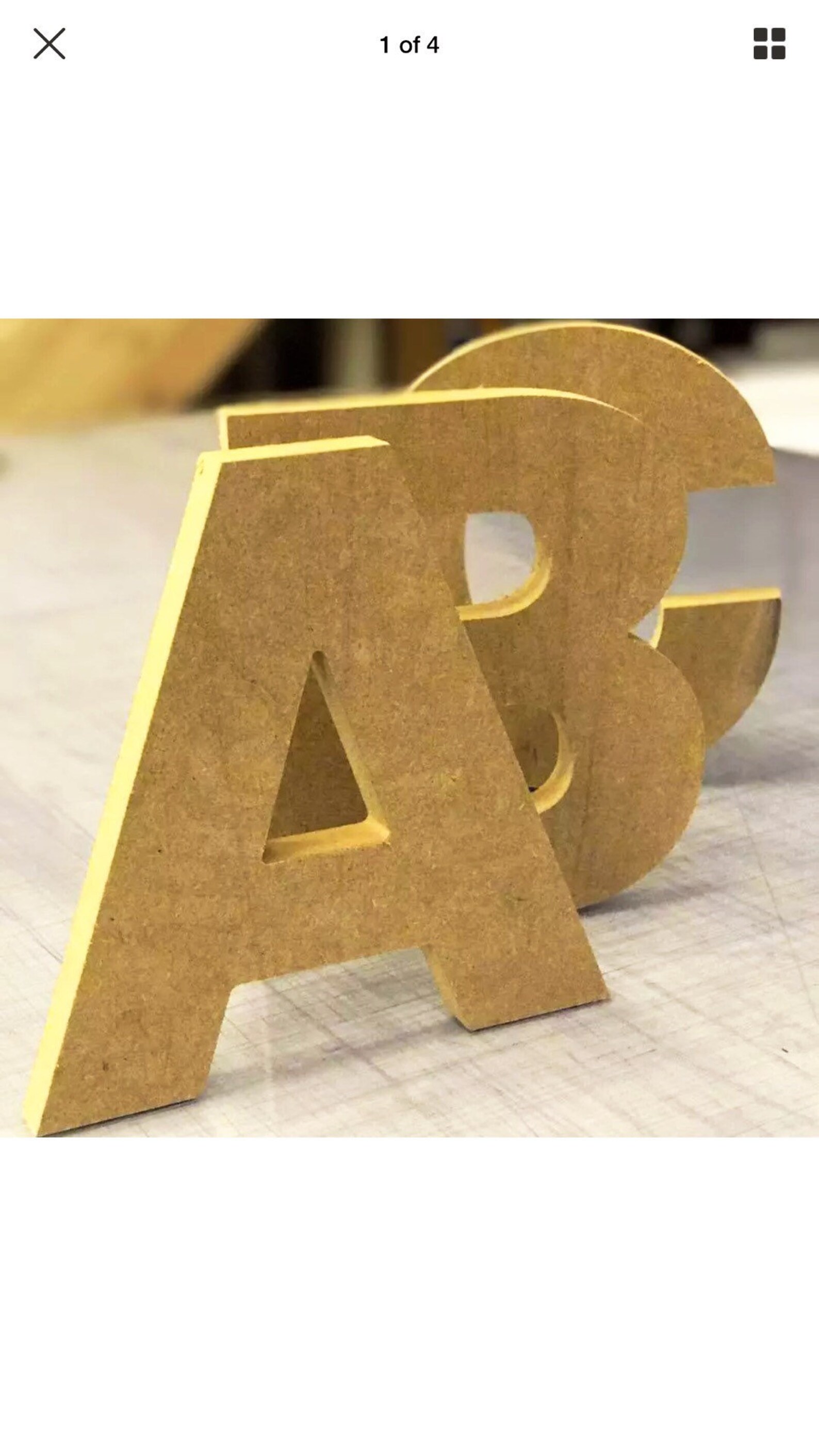 Large Mdf Letters & Numbers 10cm to 60cm 18mm Thick. CNC Cut - Etsy