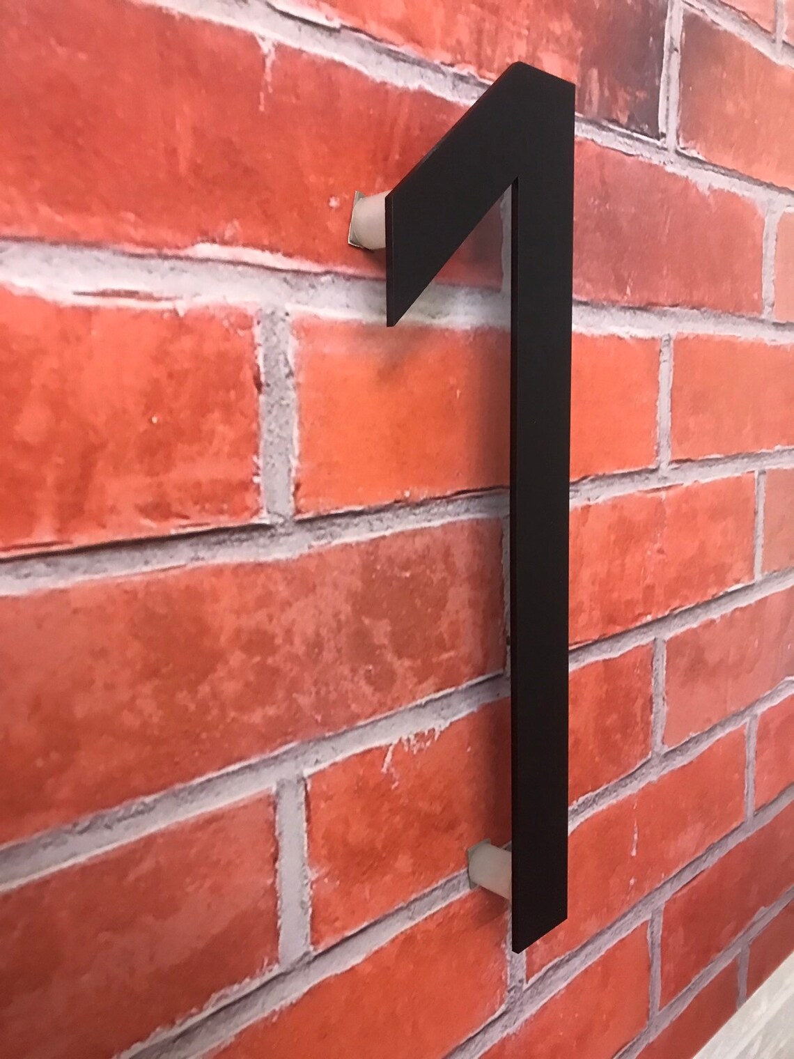 Large Modern Matt Acrylic House Number 30cm High - Etsy UK