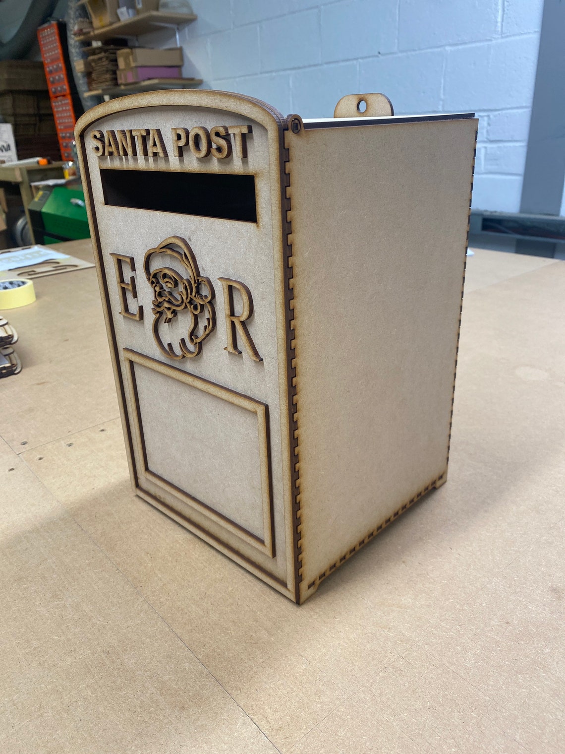 Santa Christmas Post Box. MDF Unpainted Flat Pack. Fast - Etsy UK
