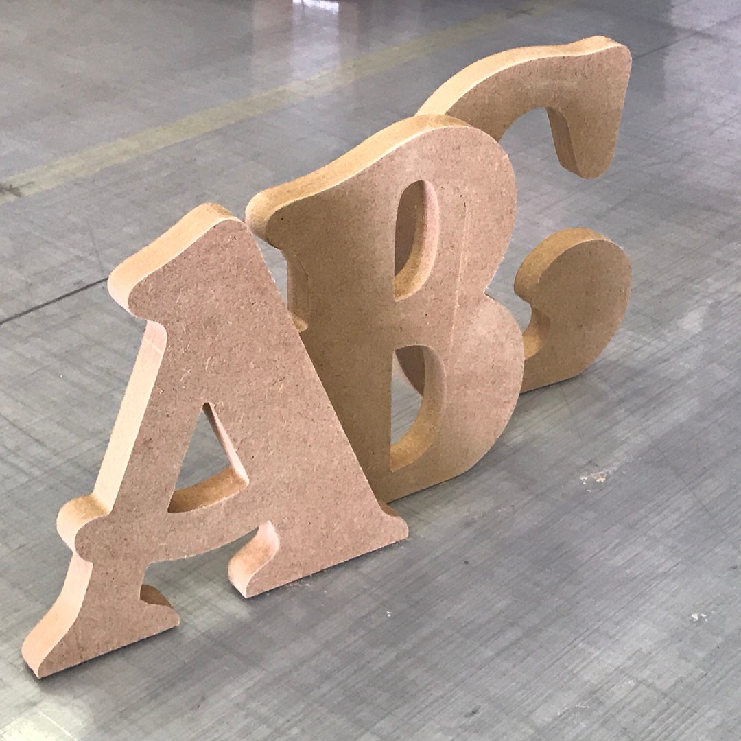 Large Mdf Letters & Numbers 10cm to 60cm 18mm Thick. CNC Cut. Belshaw ...