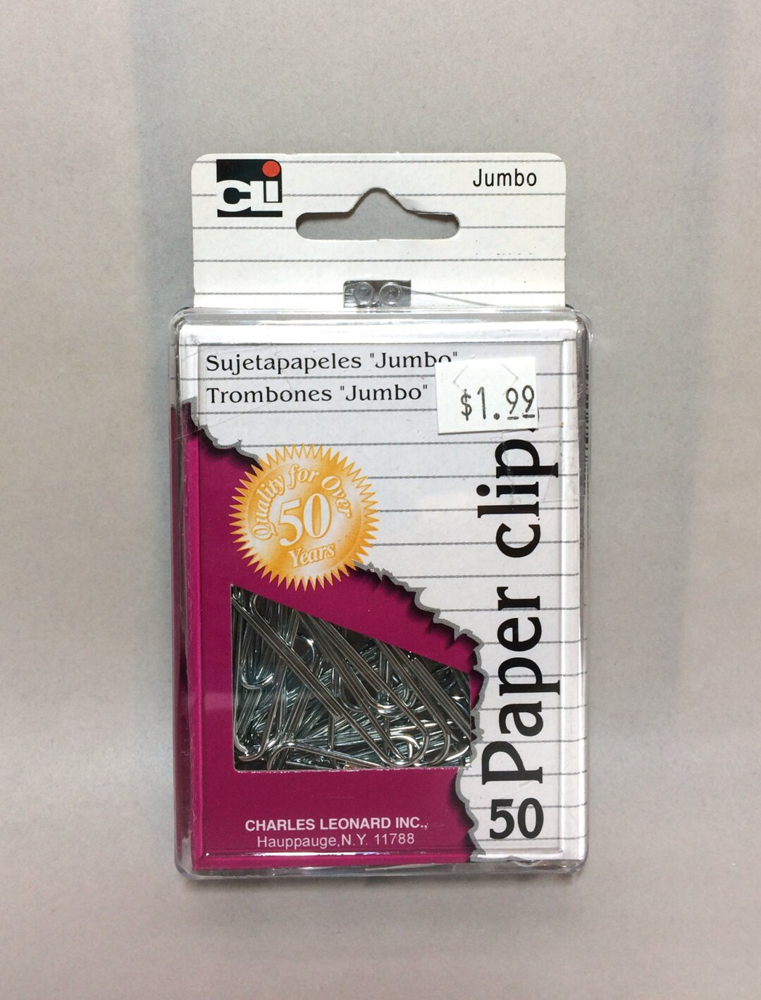 CLI Brand Jumbo PAPER CLIPS 50 Ct. - Etsy