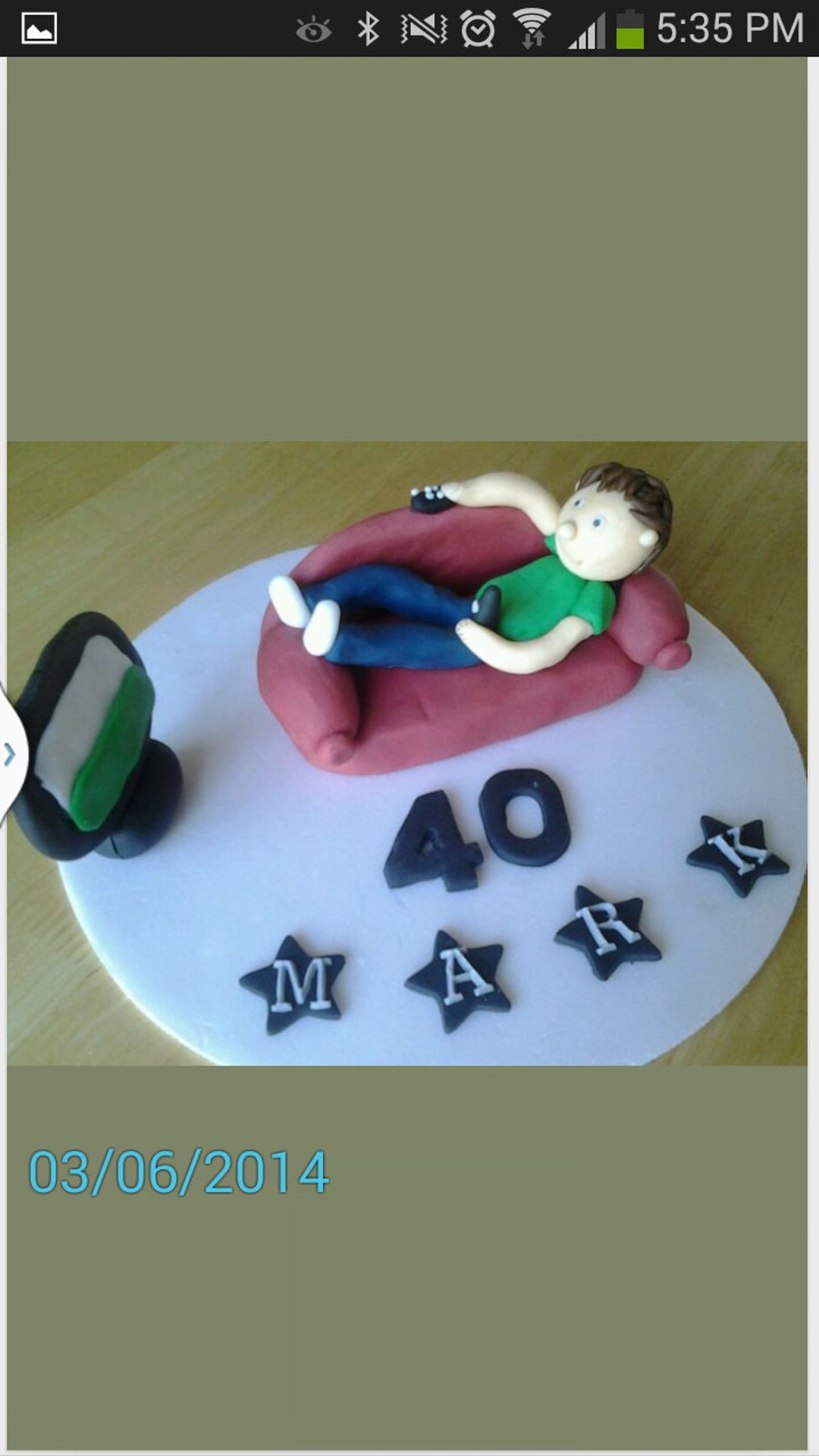 Edible Man Boy Laid on Sofa Watching Tv Birthday Cake Topper - Etsy