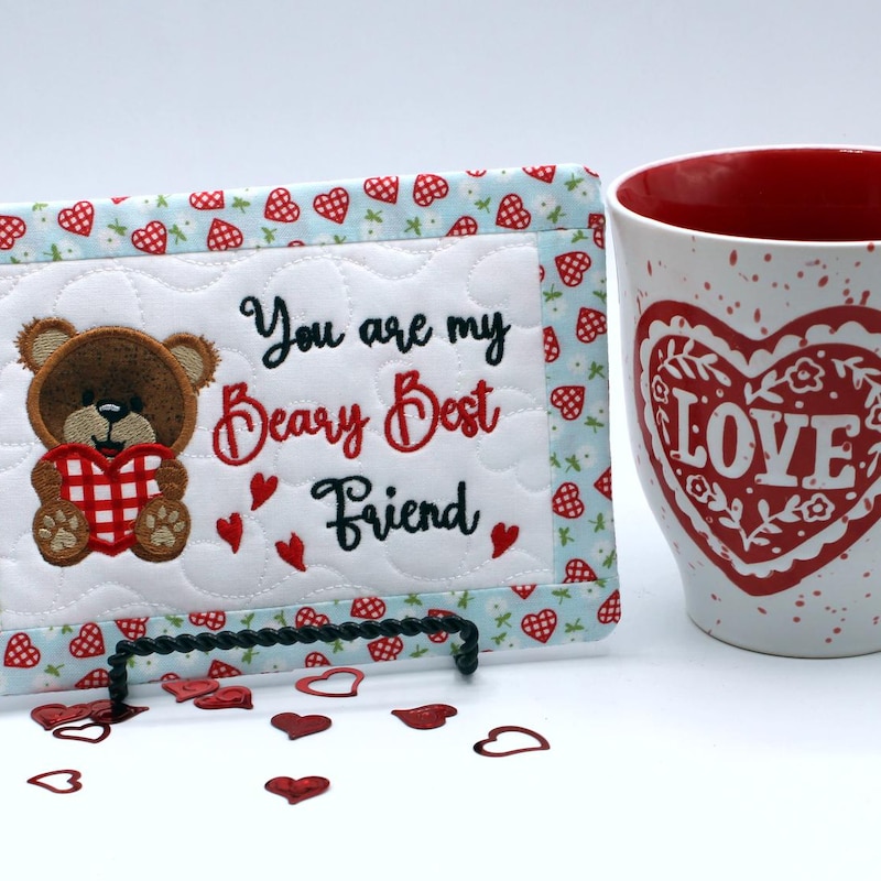 Quilted Mug Rug Patterns - Etsy