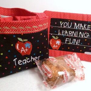 Teacher Gift Bag (done in the Hoop) - Etsy
