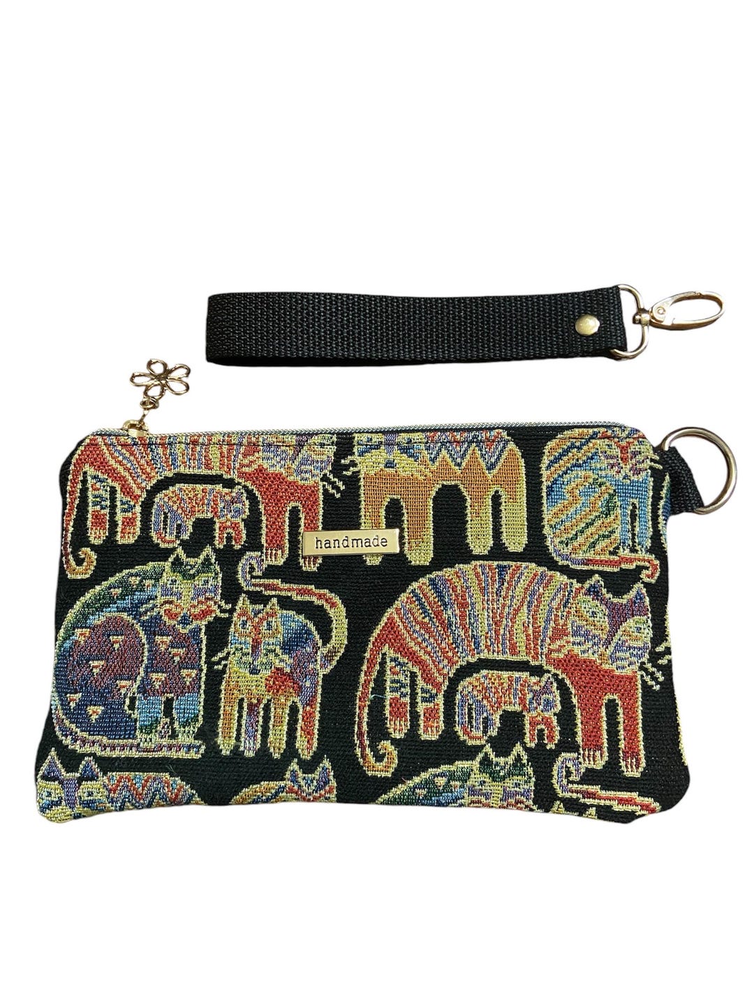 Wristlet/cats/rare Laura Burch Tapestry/gift/for Her - Etsy