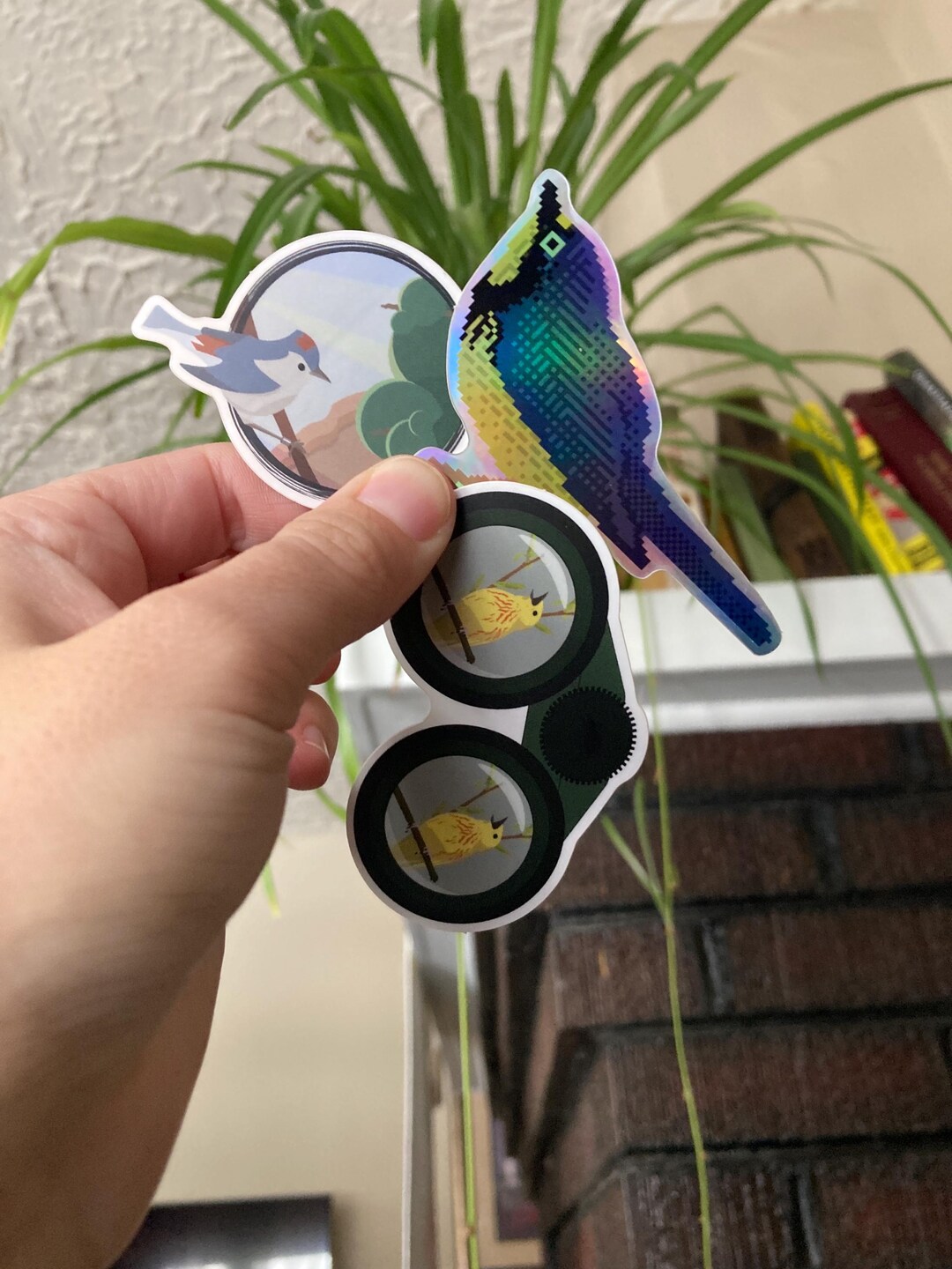 Warbler Sticker Pack-birding Sticker-lucy’s Warbler- Canada Warbler ...