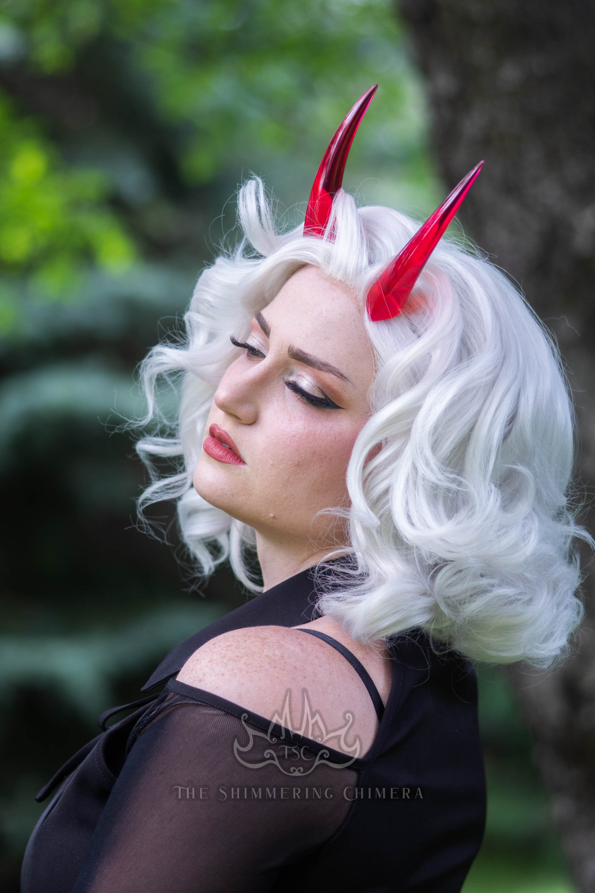 Transparent Red Resin Oni Horns – Costume Cosplay Accessory - Etsy