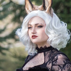 Realistic Brown Bunny Ears Faux Fur Rabbit, Faun, Deer, Satyr, Cow ...