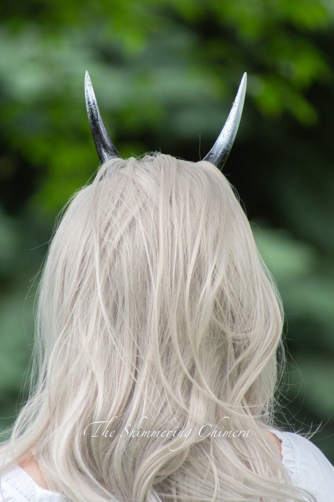 White Tipped Black Resin Cast Oni Horns Demon / Devil / | Etsy