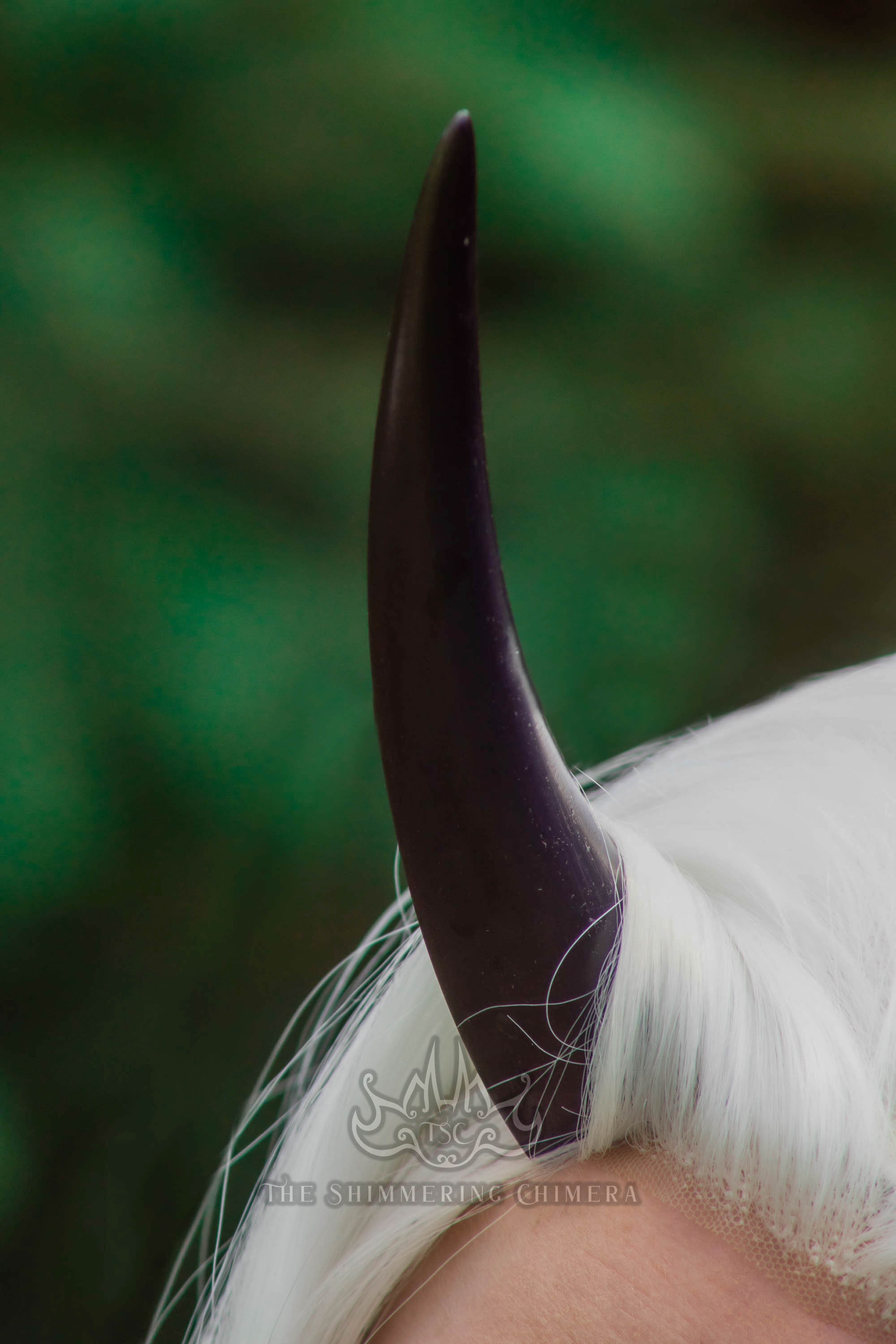 Black Resin Cast Oni Horns Demon / Devil / Dragon / Monster | Etsy