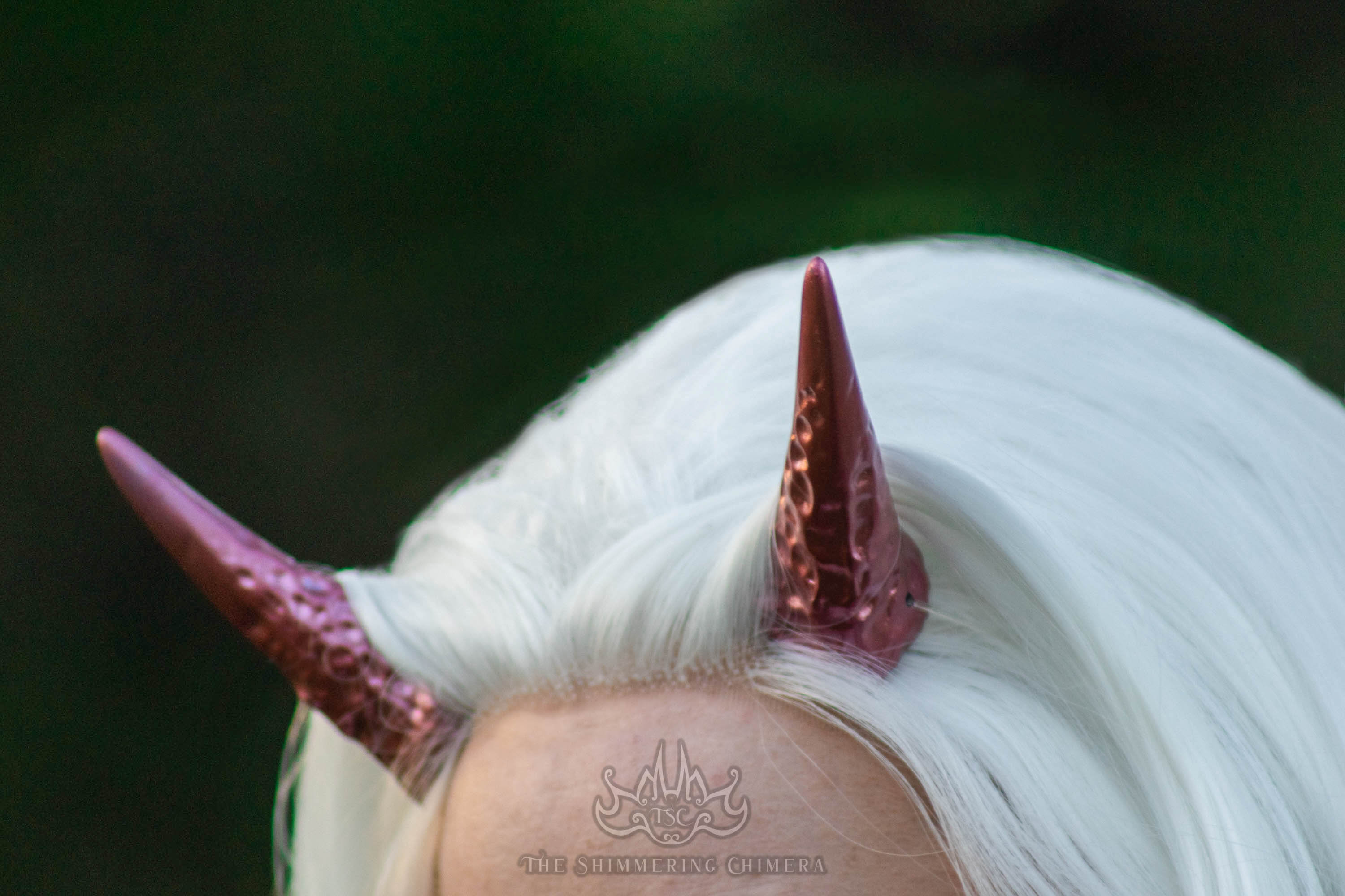 Metallic Red Dragon Horns Monster Horns Demon Horns Devil | Etsy