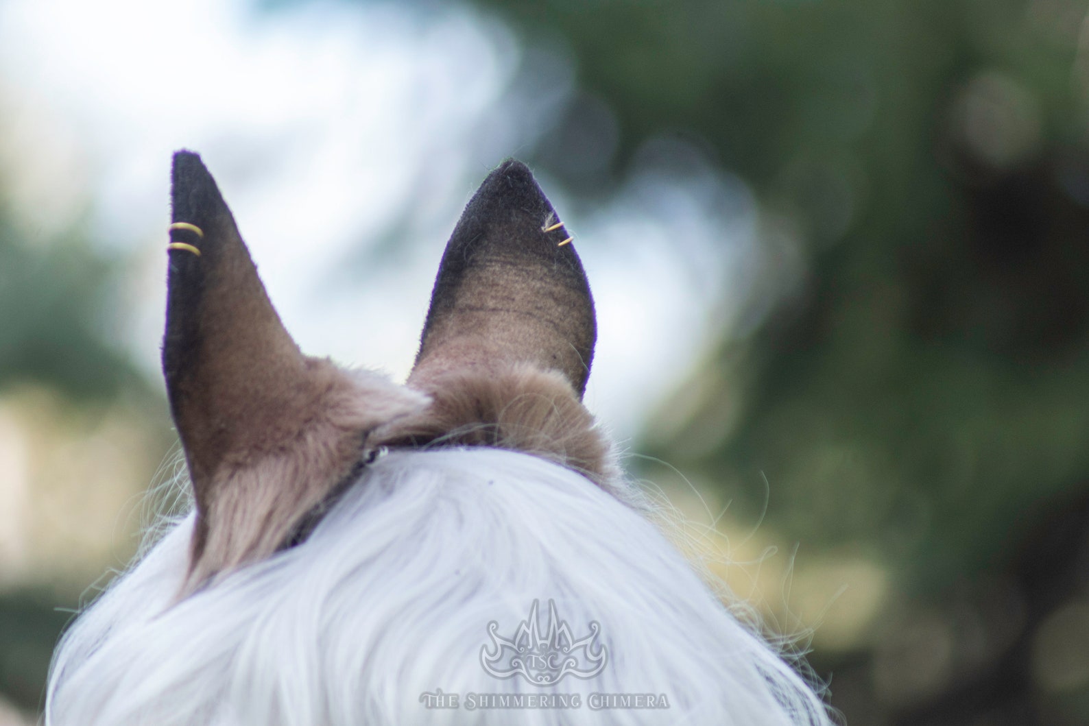 Realistic Brown Bunny Ears Faux Fur Rabbit Faun Deer | Etsy