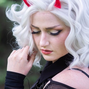 Transparent Red Resin Cast Chibi Horns - Oni / Demon / Devil / Dragon ...