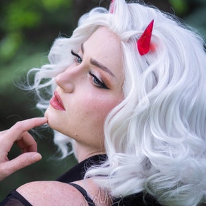 Transparent Red Resin Cast Chibi Horns - Oni / Demon / Devil / Dragon ...