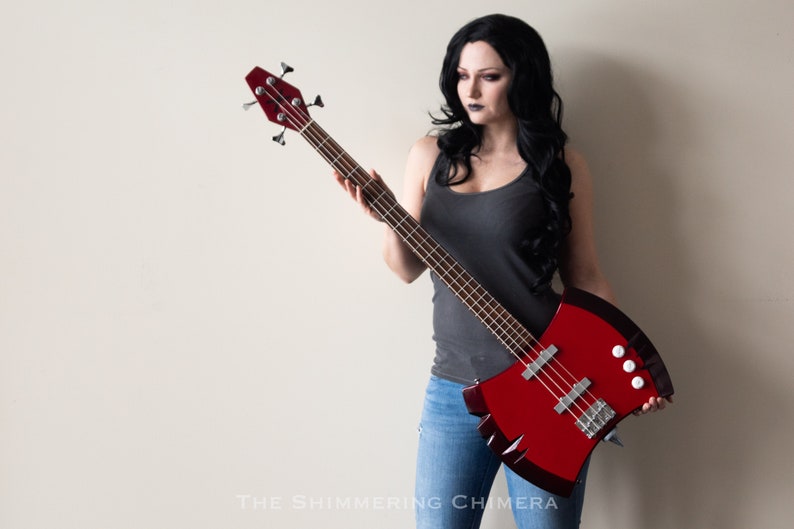 Marceline's Axe Bass Guitar Functional Replica | Etsy