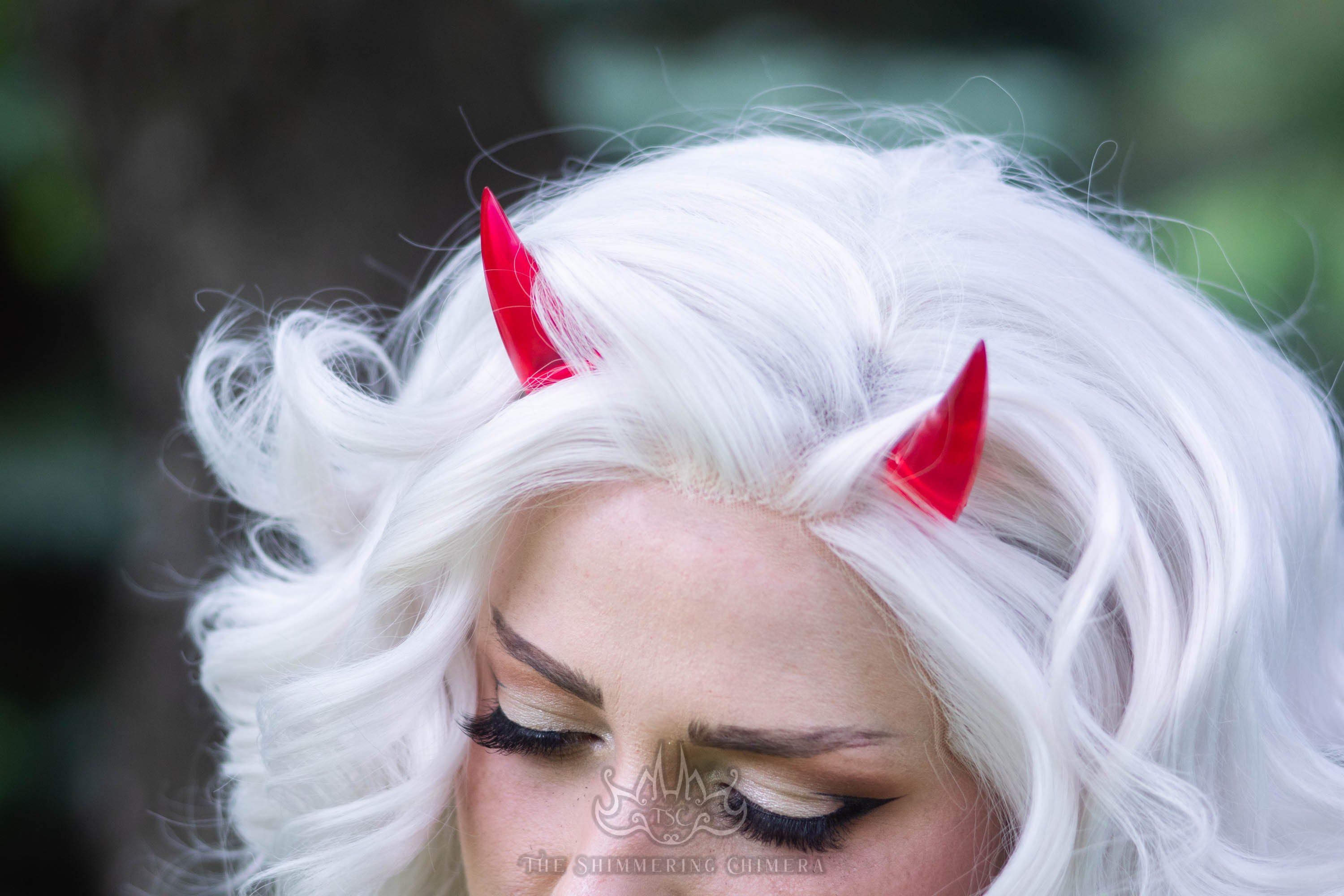 Transparent Red Resin Small Oni Horns – Costume Cosplay Accessory - Etsy