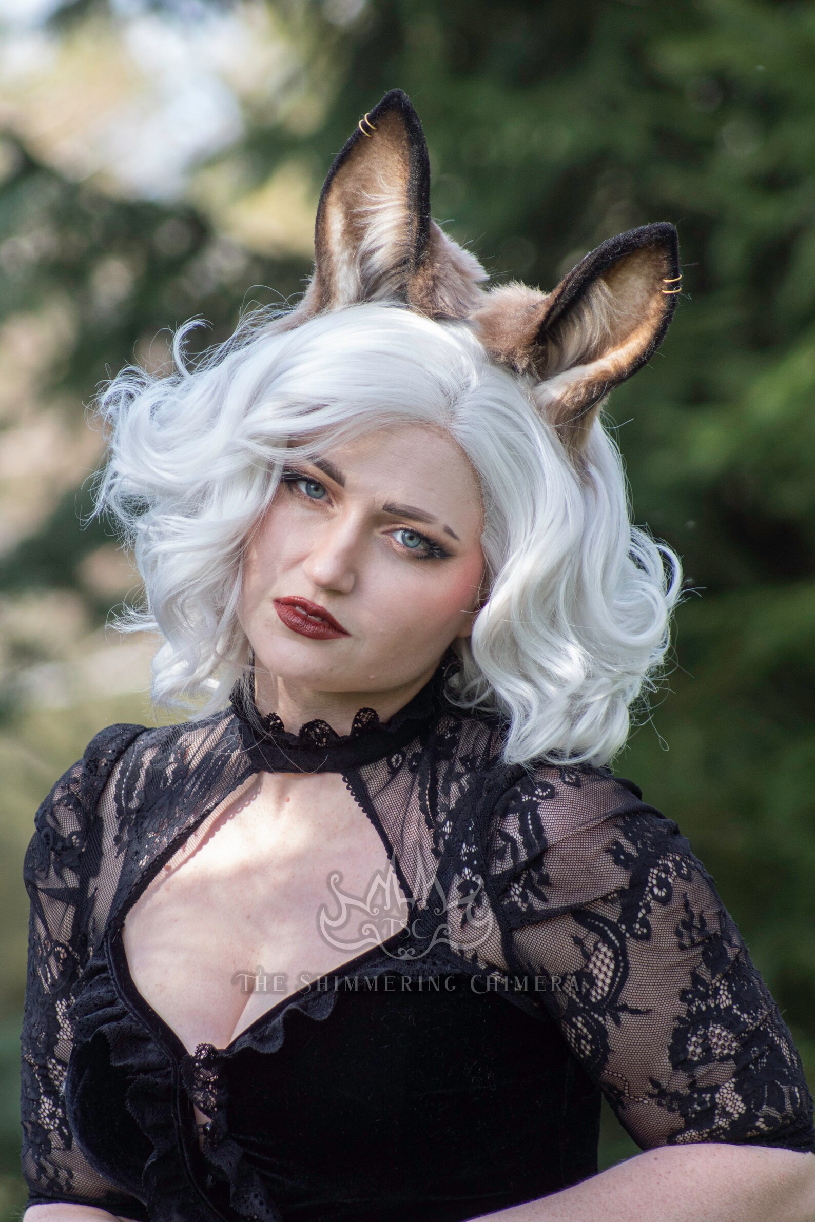 Realistic Brown Bunny Ears Faux Fur Rabbit Faun Deer | Etsy