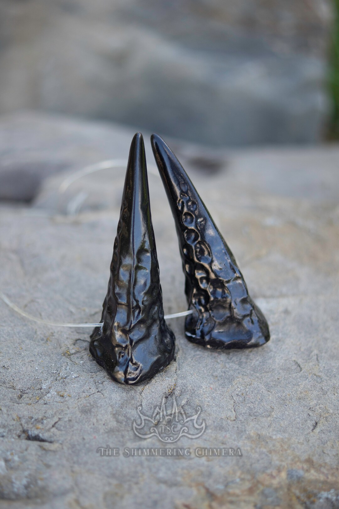 Black Resin Cast Dragon Horns Monster Horns Demon Horns - Etsy Australia