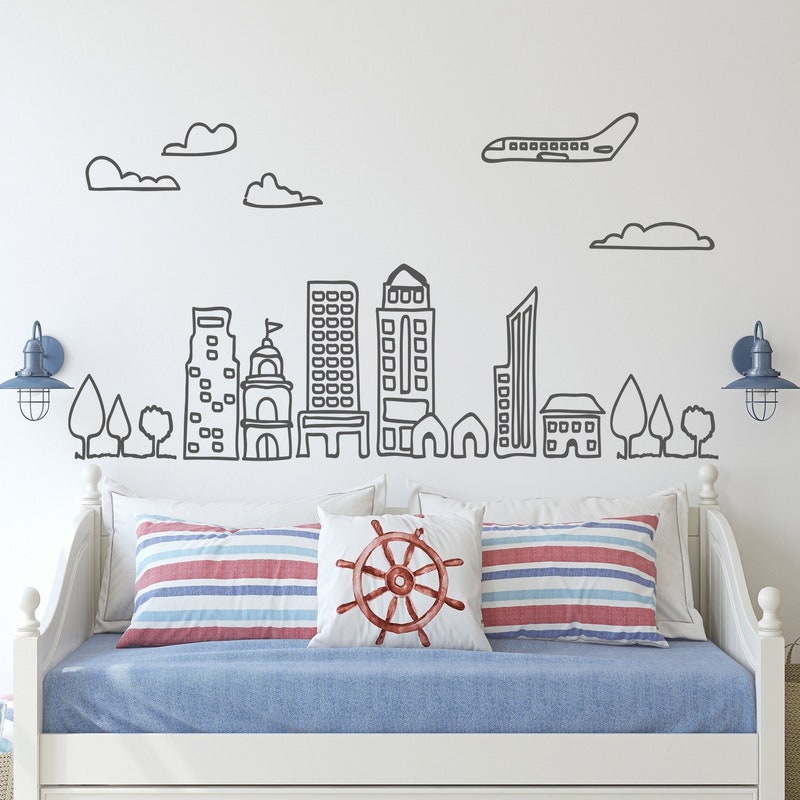City Wall Decals - Etsy