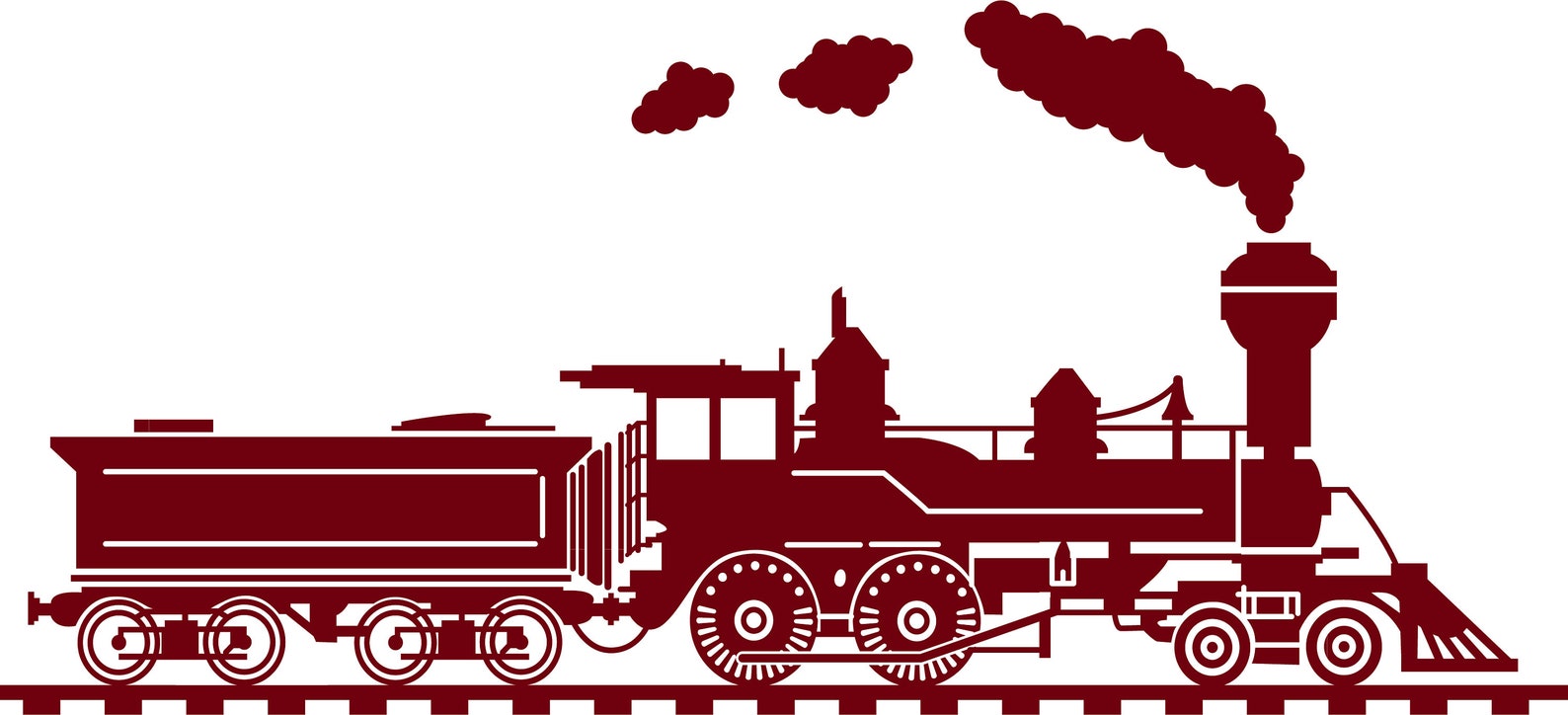 Train Wall Decal Locomotive Railroad Decal Wall Decal Train - Etsy