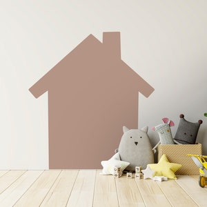 Big House Wall Decal Home Headboard Color Block, Peel and Stick Durable ...