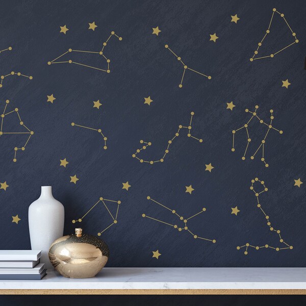 Constellation Wall Decal - Etsy