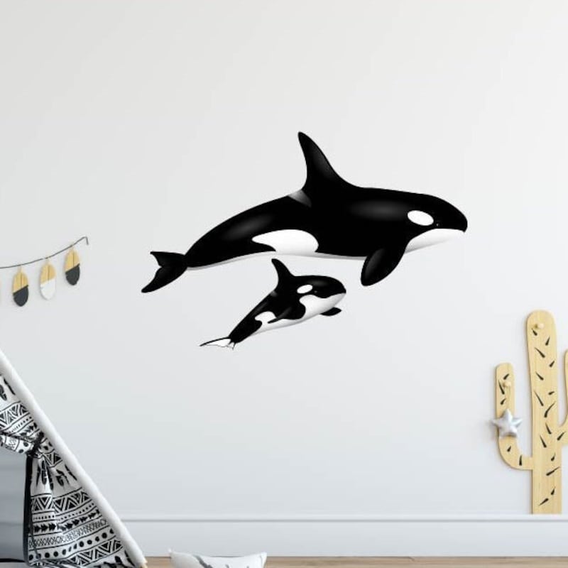 Orca Decal - Etsy