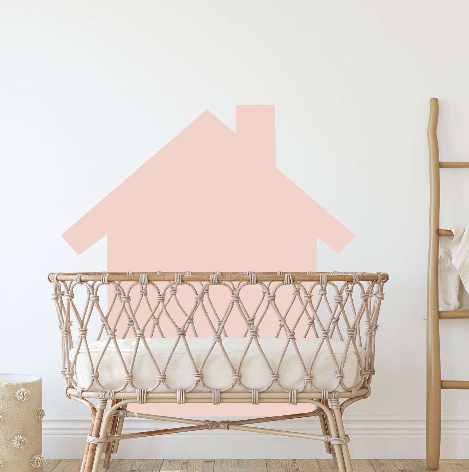 Big House Wall Decal Home Headboard Color Block, Peel and Stick Durable ...