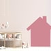 Big House Wall Decal Home Headboard Color Block, Peel and Stick Durable ...