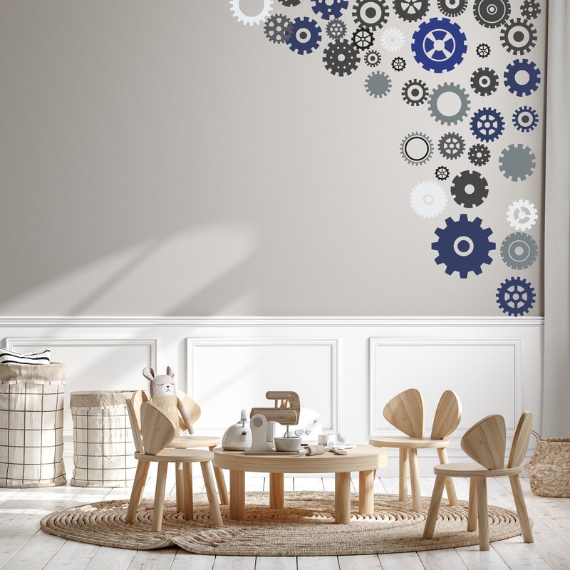 Gear Wall Decal - Etsy