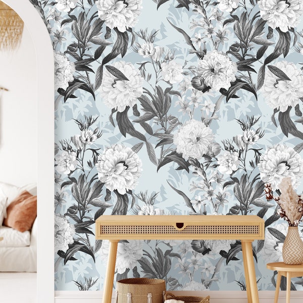Subtle Botanical Wallpaper - Etsy