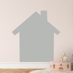 Big House Wall Decal Home Headboard Color Block, Peel and Stick Durable ...