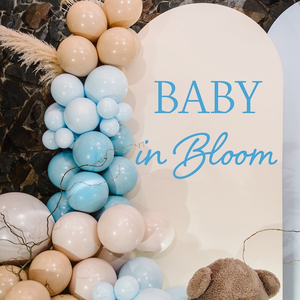 Baby in Bloom Fabric Arch Sign - Etsy