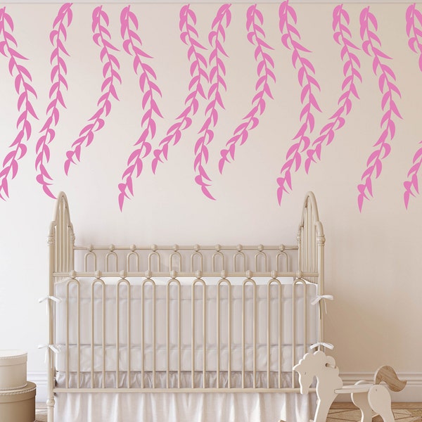 Vine Wall Decals Etsy