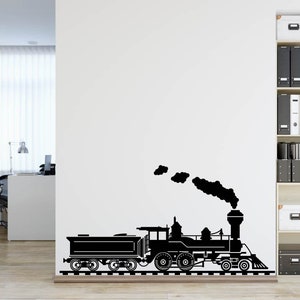 Train Wall Decal Locomotive Railroad Decal Wall Decal Train - Etsy