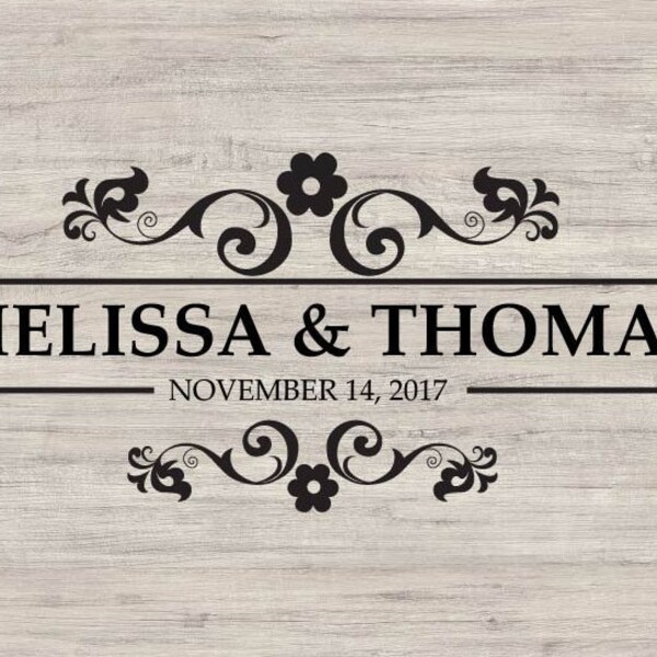 Wedding Floor Decal - Etsy