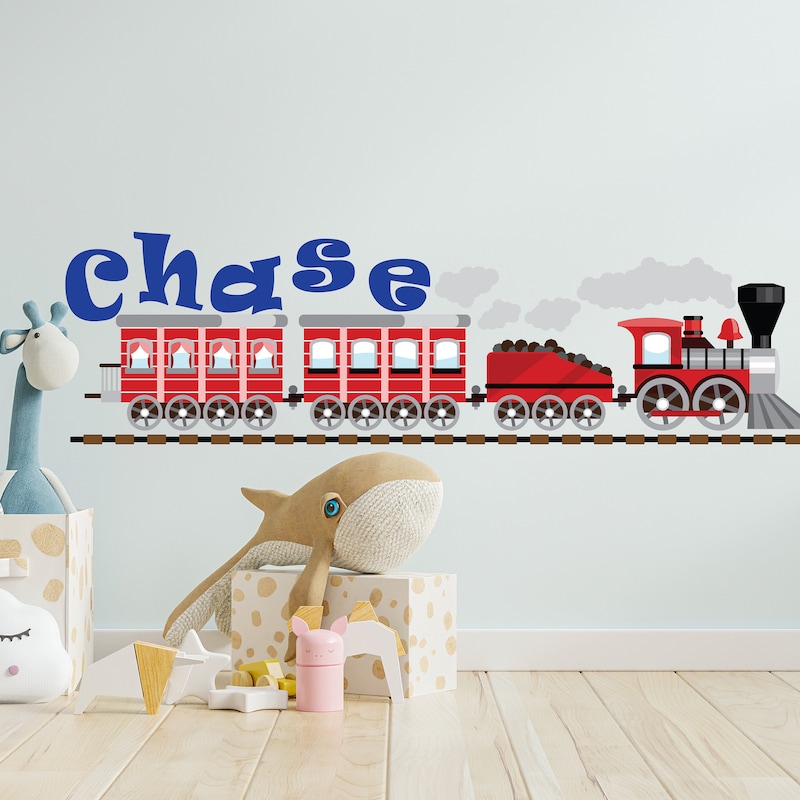 Train Wall Decal - Etsy