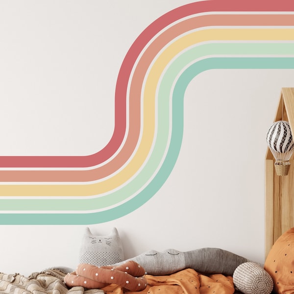 Retro Wall Decal - Etsy