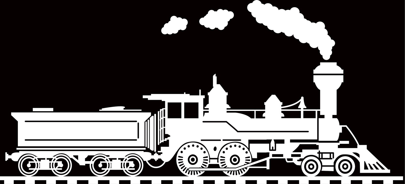 Train Wall Decal Locomotive Railroad Decal Wall Decal Train - Etsy