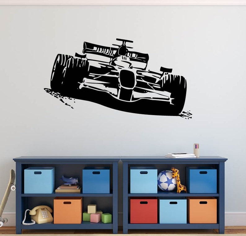 Sports Car Racing F1 Formula 1 Wall Decal Sports Car Racing - Etsy