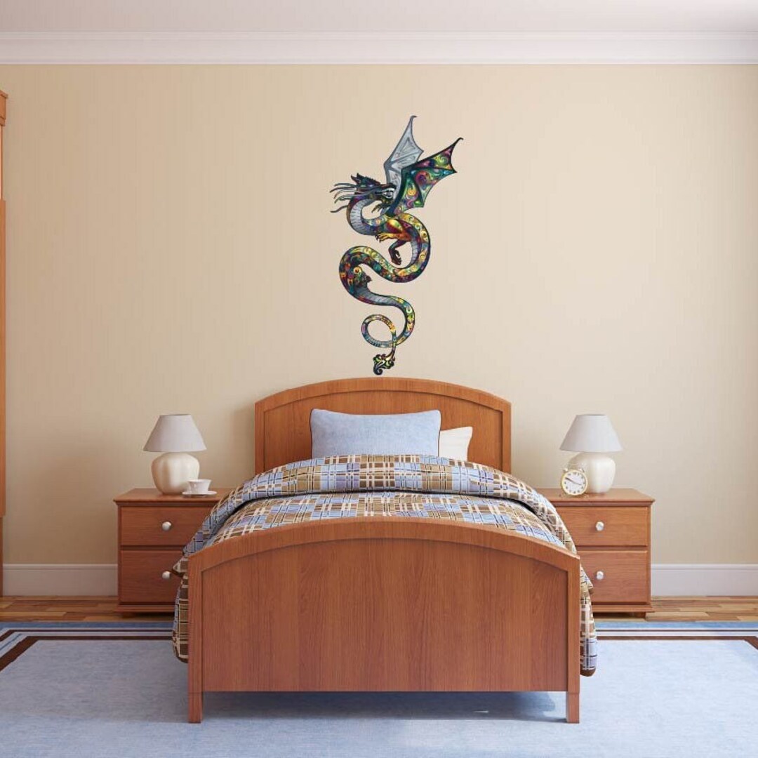 Dragon Wall Decal, Asian Dragon, Chinese Dragon Wall Decal, Home Decor ...