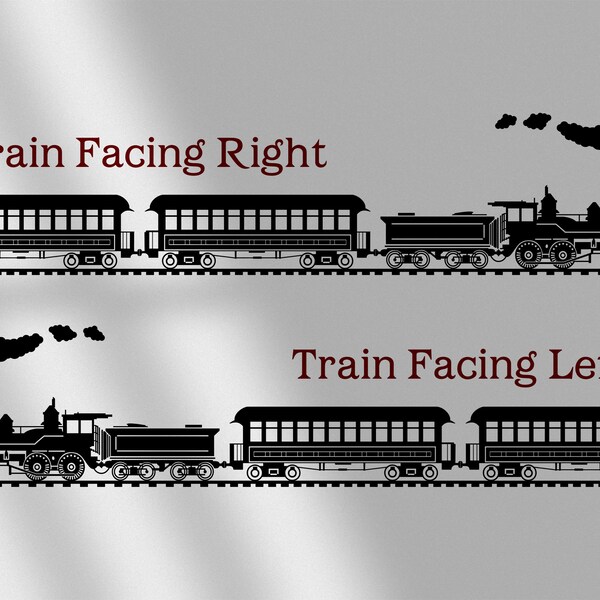 Train Wall Decal - Etsy